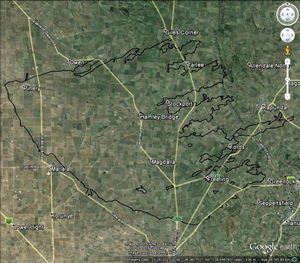 Pinery fire in South Australia